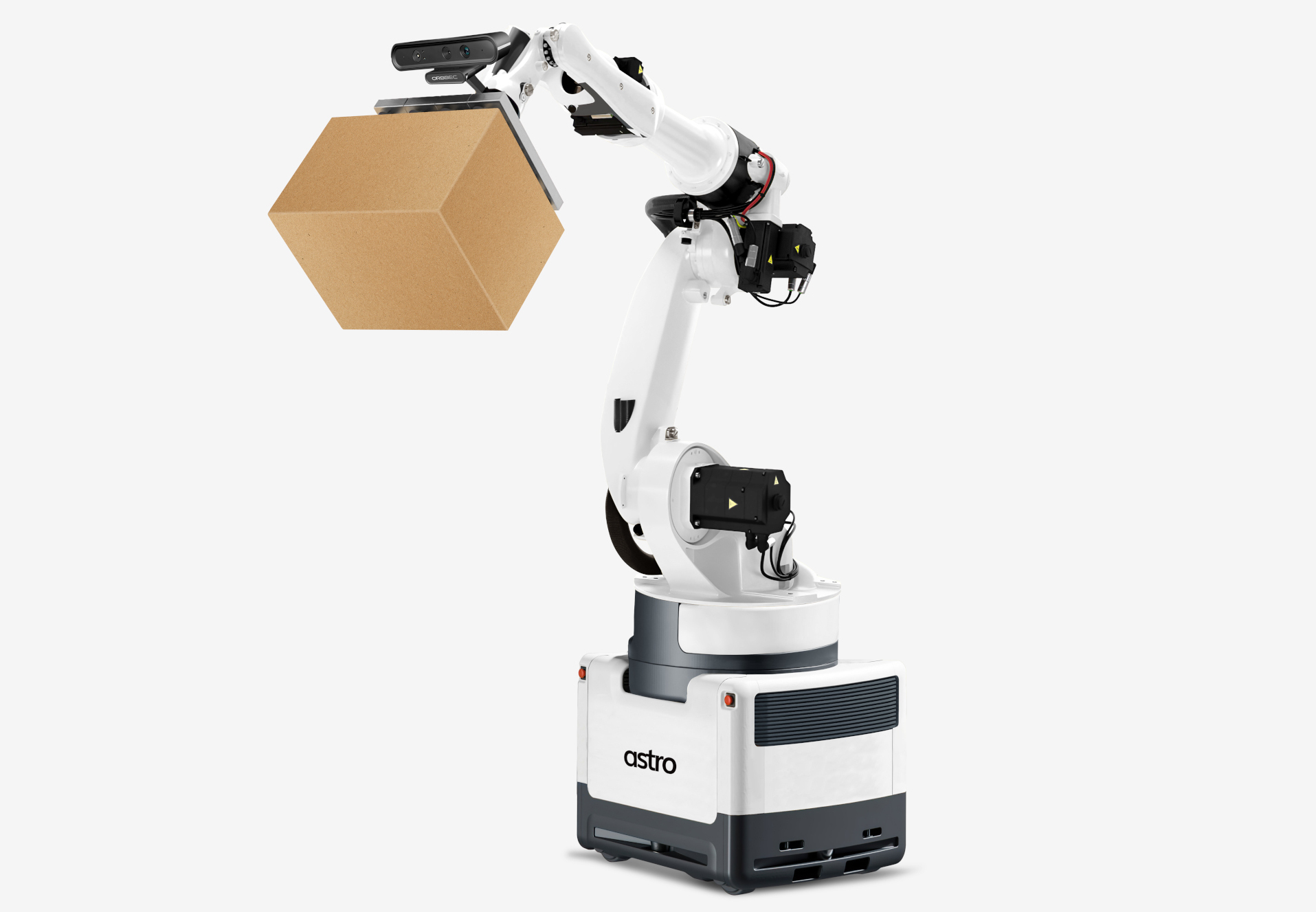 Mobile manipulator robots for loading and unloading cargo